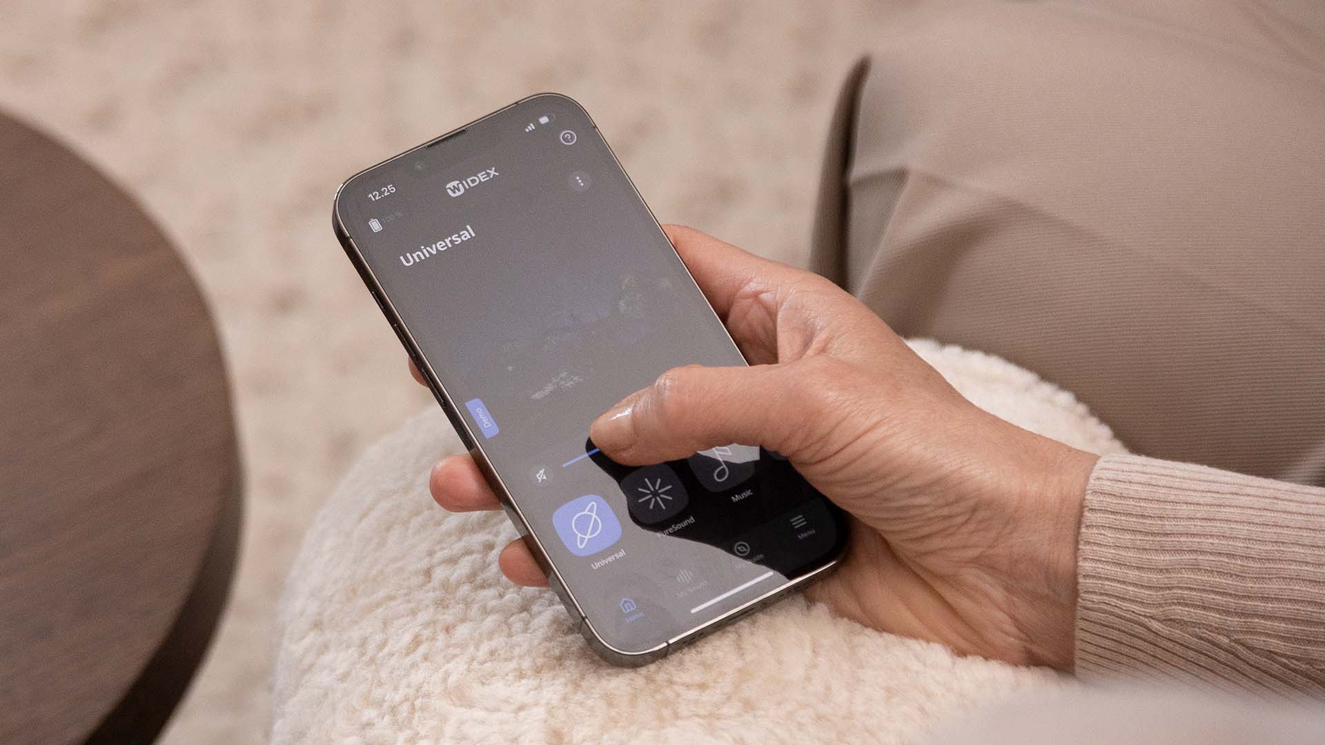 Customized hearing aid apps and accessories from Widex